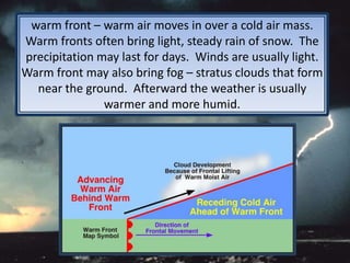 Chapter 11, Lessons 7 & 8 Air Masses and Fronts; Severe Storms | PPTX