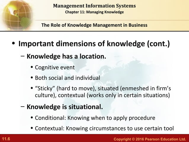 Chapter 11 managing knowledge | PDF | Business Administration | Business
