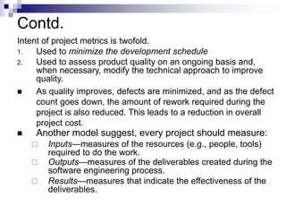 Chapter 11 Metrics for process and projects.ppt