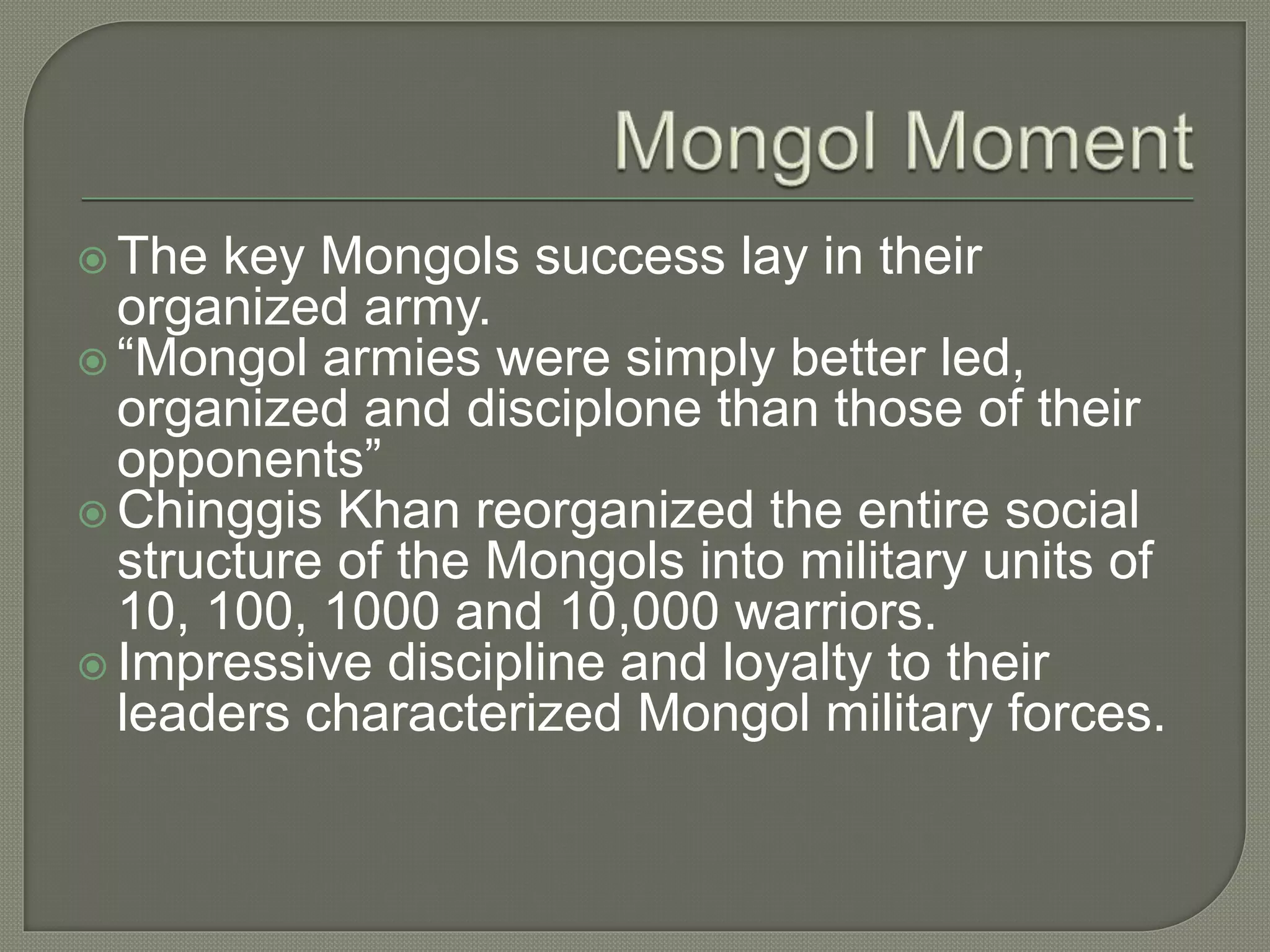 Chapter 11 Mongol Monument Empire - Ways of the World AP World History ...