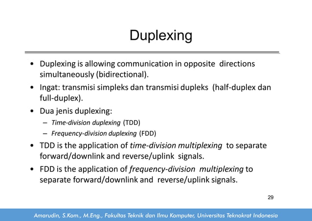 Chapter 11 Multiplexing dan Multiple Access | PDF