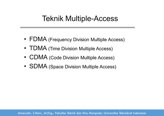 Chapter 11 Multiplexing dan Multiple Access | PDF