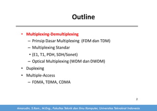 Chapter 11 Multiplexing dan Multiple Access | PDF