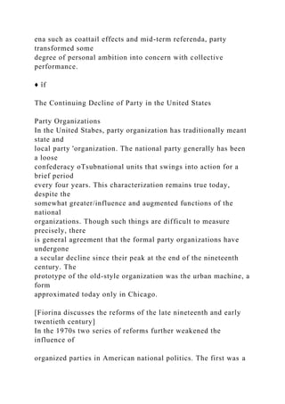 CHAPTER 11Political Parties53ÍThe Decline .docx