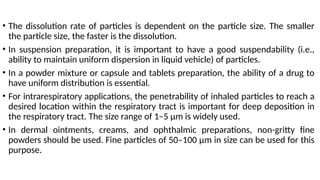 Complete definition and explanation of powders and granules | PPTX