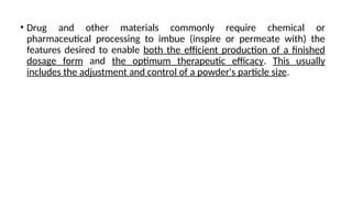 Complete definition and explanation of powders and granules | PPTX
