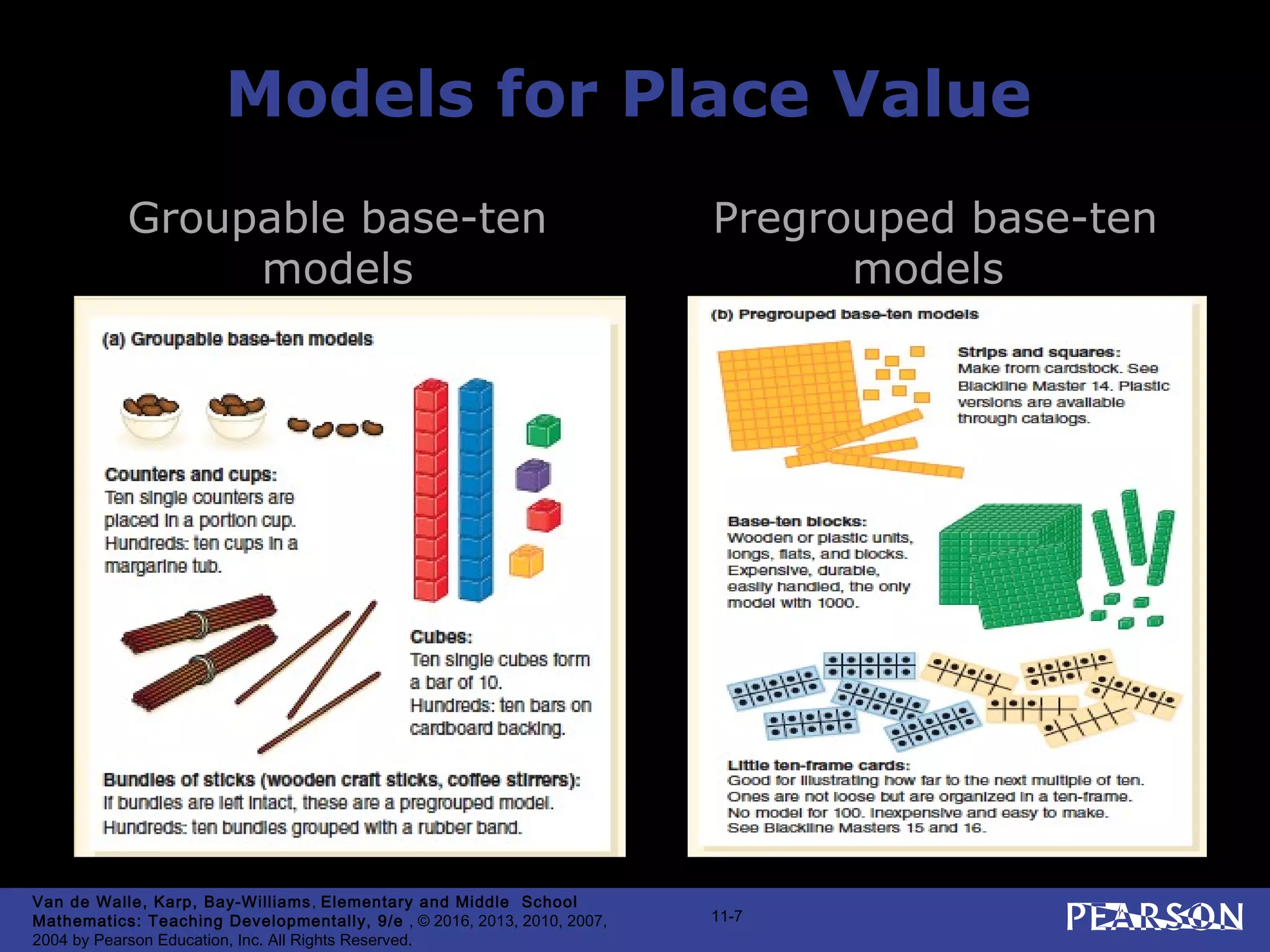 Developing Whole Number Place Value Concepts | PPT