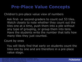 Developing Whole Number Place Value Concepts | PPT