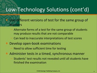 Chapter 11 ppt eval & testing 4e formatted 01.10 mo checked | PPT