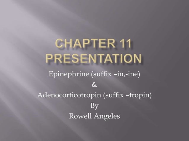 Chapter 11 Presentation | PPT