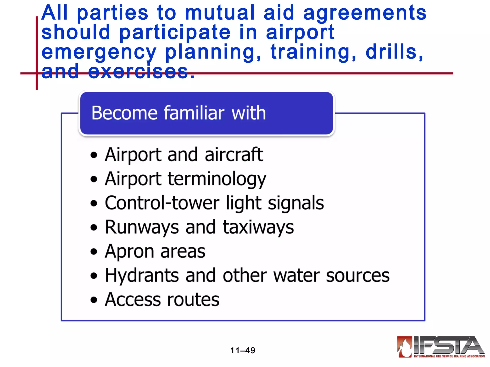 IFSTA ARFF Chapter 11 presentation | PPT | Aviation Industry | Industries