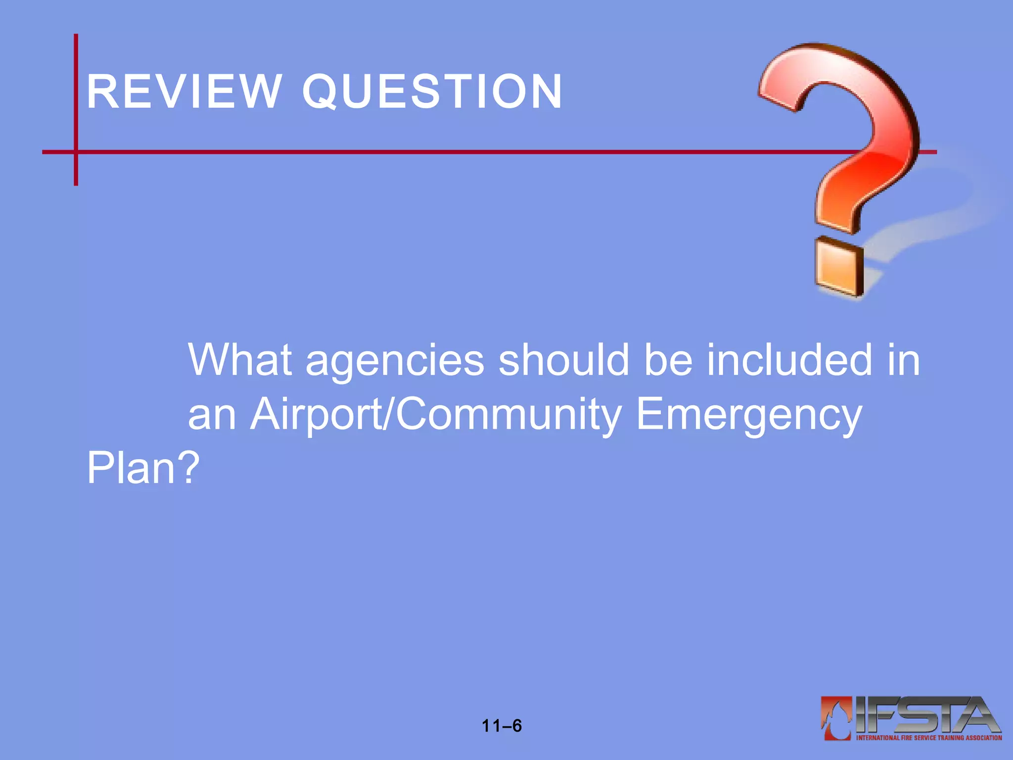 IFSTA ARFF Chapter 11 presentation | PPT