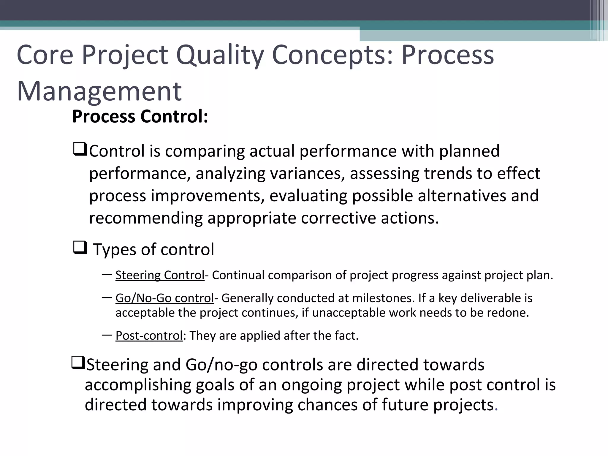 Project Quality Planning and KickOff | PPT