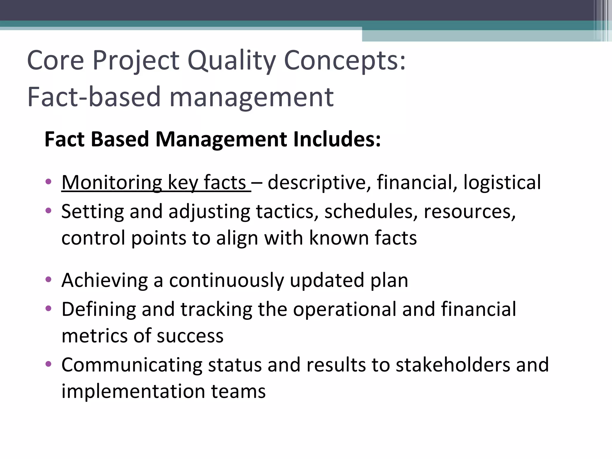 Project Quality Planning and KickOff | PPT