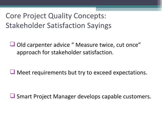 Project Quality Planning and KickOff | PPT