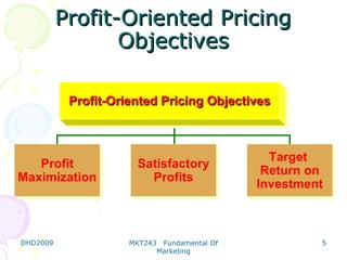 Chapter 11 (pricing concept) | PPT