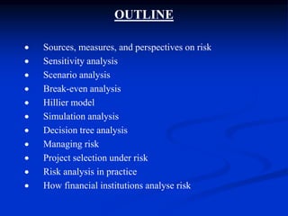 Chapter11 projectriskanalysis | PPT