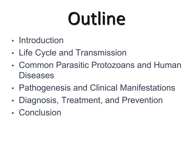 Protozoa and Human Diseases.ppt | Biological Sciences | Science