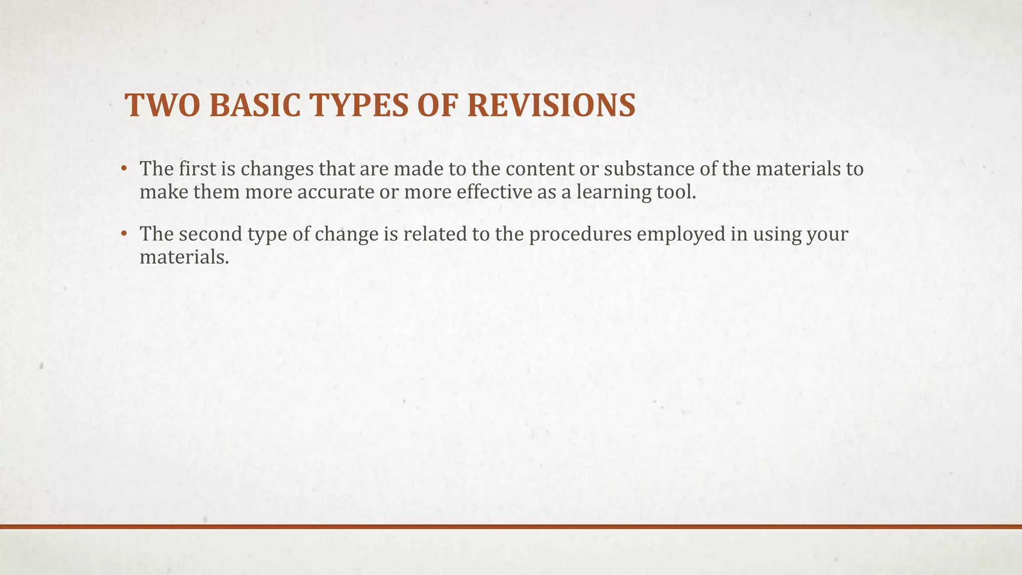 Chapter 11 revising instructional materials | PPTX
