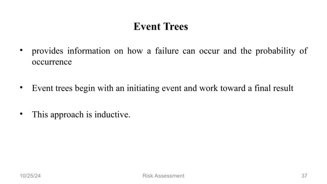 Chapter 11_Risk Assessment in chemical industries.ppt | Technology ...