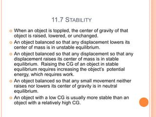 Chapter 11 rotational equilibrium | PPTX