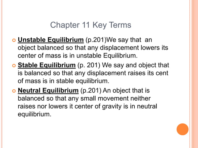 Chapter 11 rotational equilibrium | PPTX