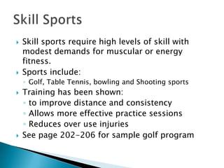 Chapter 11 sample training programs | PPT