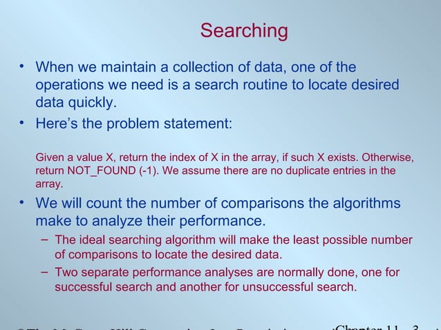 Data Structure Chapter11 Searching And Sorting Ppt