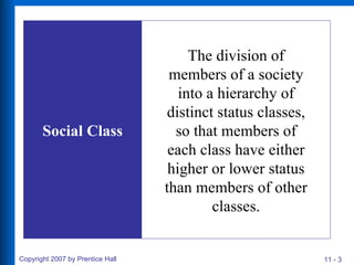 Chapter 11 Social Class | PPT