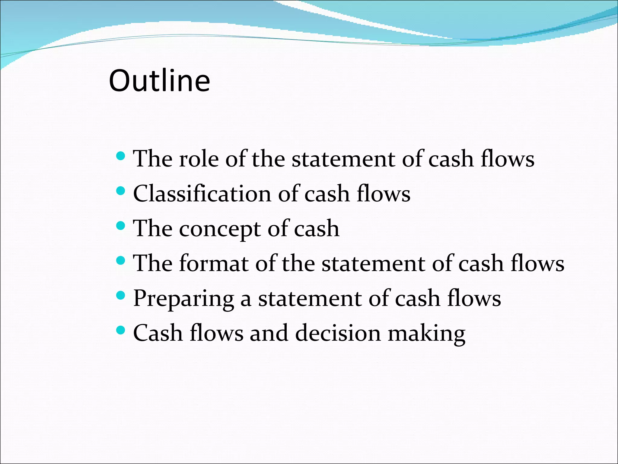 Chapter 11 statements of cash flows clc | PPT