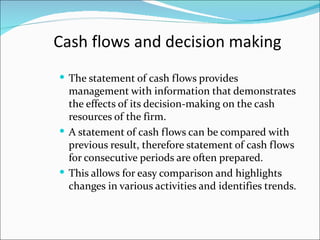 Chapter 11 statements of cash flows clc | PPT