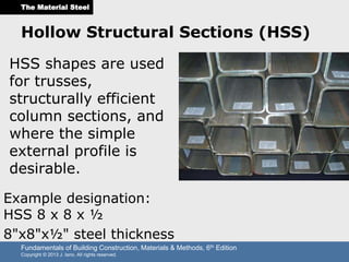 Chapter 11 Steel Frame Construction | PPTX