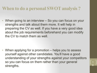 SWOT ANALYSIS PPT | PDF