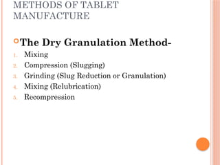 Complete definition and explanation of tablets in pharmaceutical dosage ...