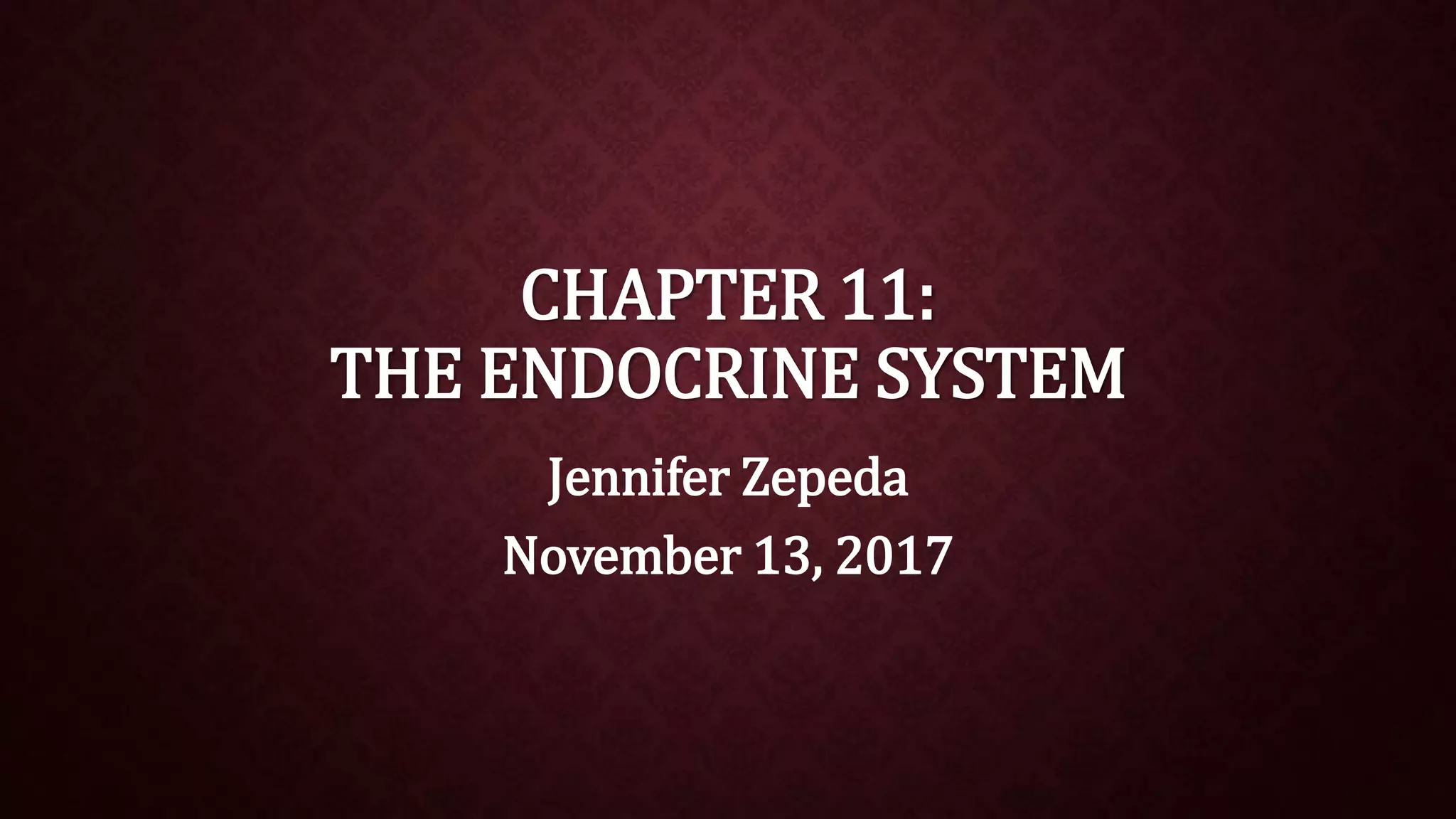 Chapter 11 Presentation | PPT