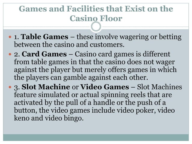 Chapter 11 – the gaming entertainment industry | PPTX
