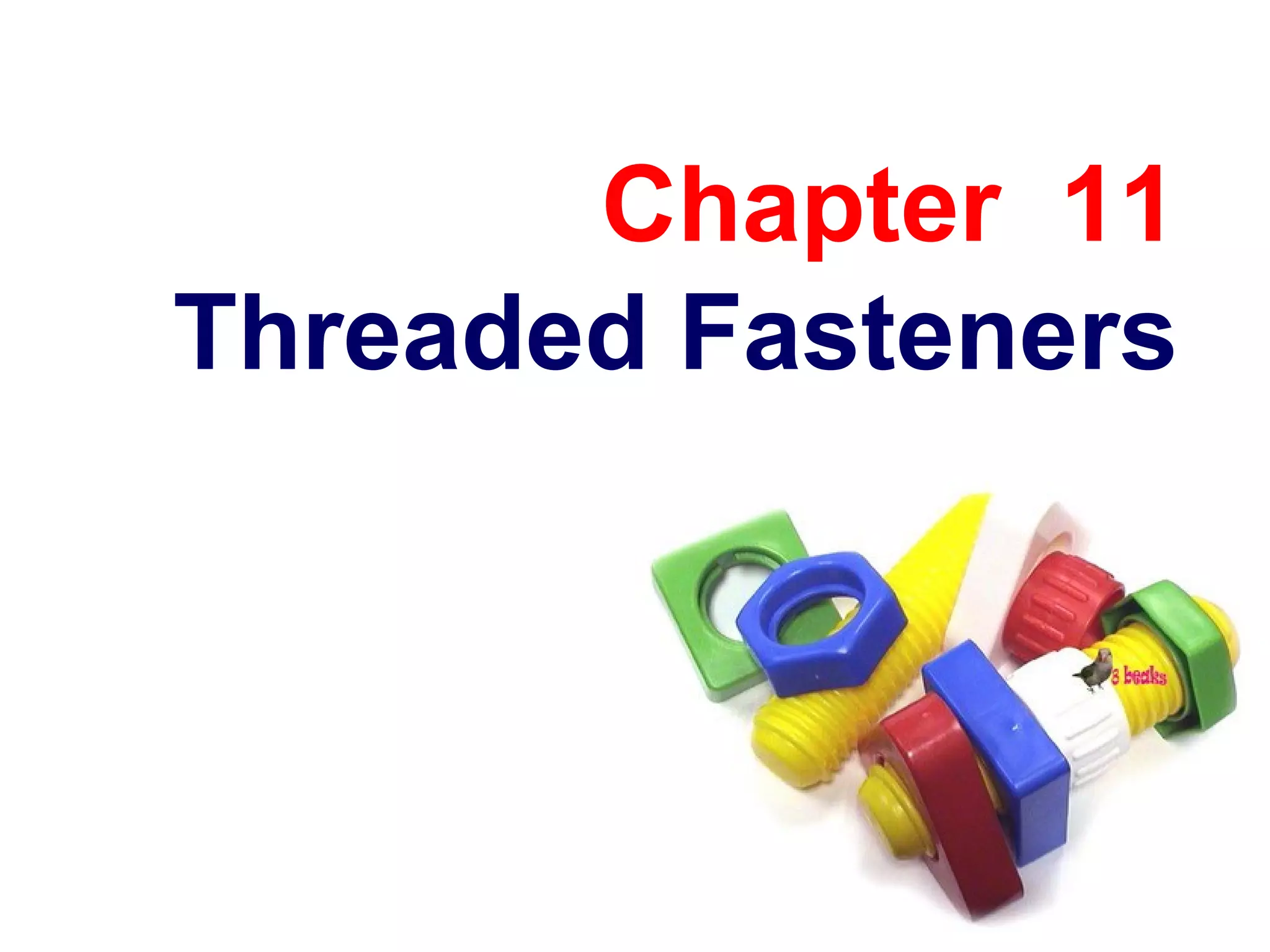 Engineering Drawing: Chapter 11 thread fastener | PPT