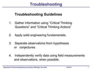 Chapter 11 troubleshooting | PPT