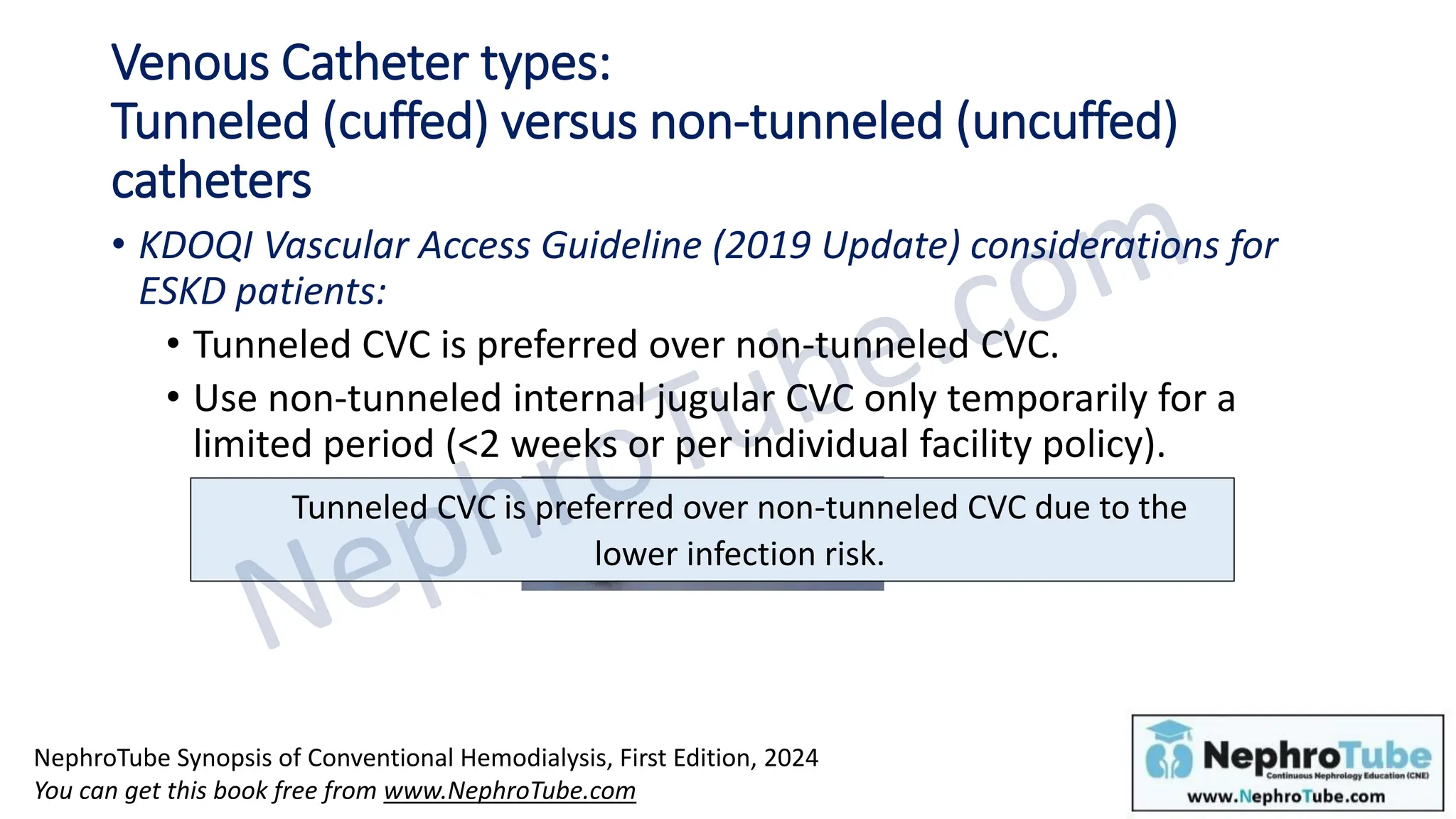 Hemodialysis: Chapter 11, Venous Catheter - Basics, Insertion, Use and ...