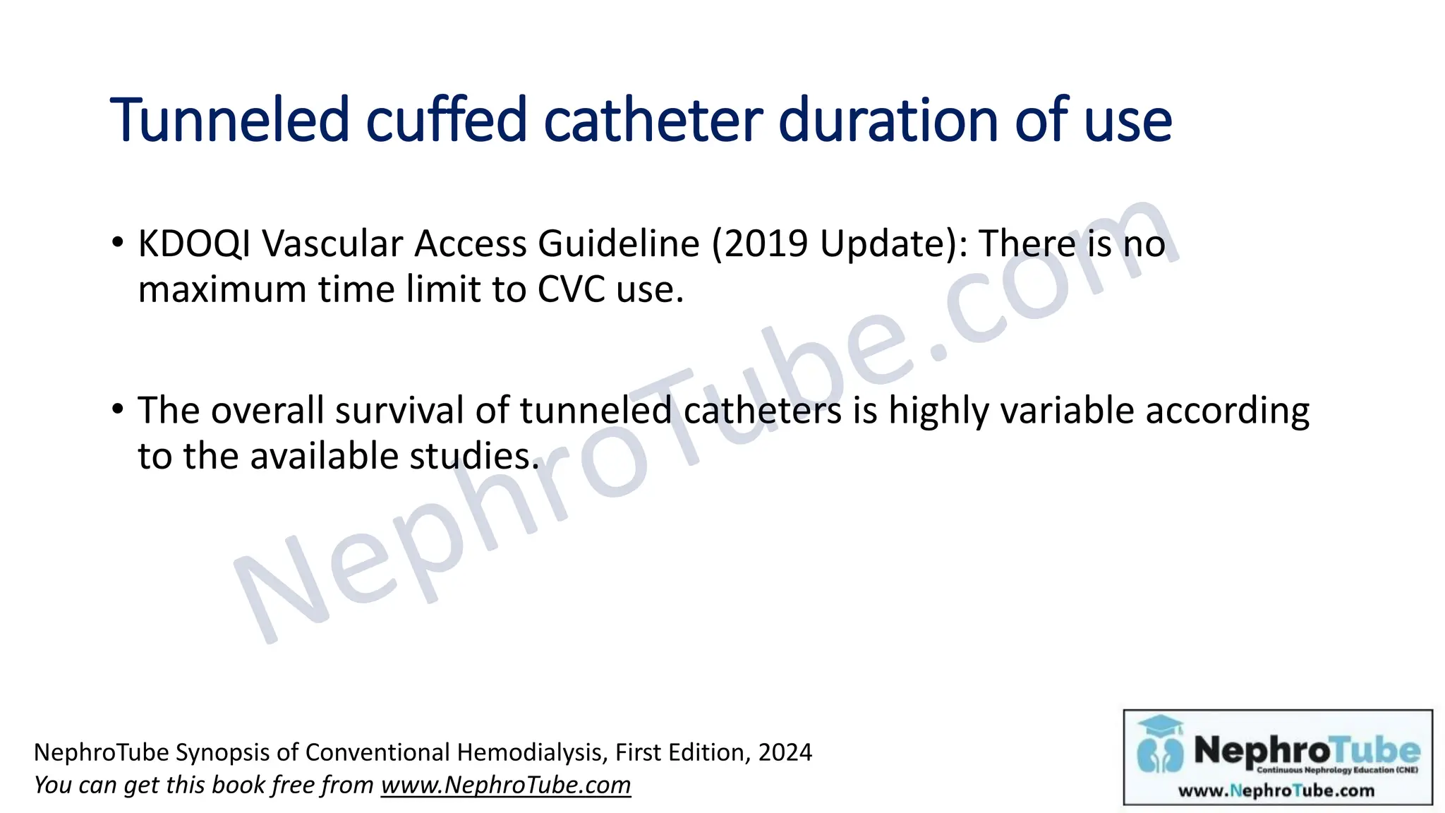 Hemodialysis: Chapter 11, Venous Catheter - Basics, Insertion, Use and ...