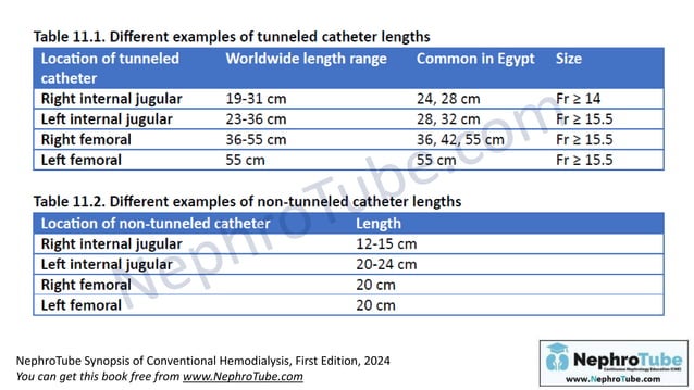 Hemodialysis: Chapter 11, Venous Catheter - Basics, Insertion, Use and Care - Dr.Gawad | PDF