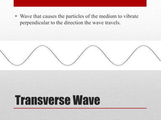 Chapter 11 Vocab 9th Grade--Waves and Their Parts | PPTX