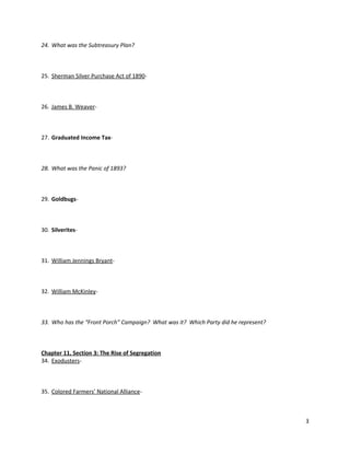 Chapter 11 vocabular words and guided notes | PDF