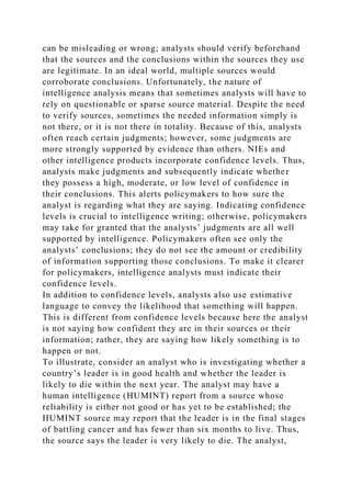 Chapter 11Writing and Briefing for the Intelligence CommunityG.docx