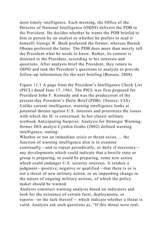 Chapter 11Writing and Briefing for the Intelligence CommunityG.docx