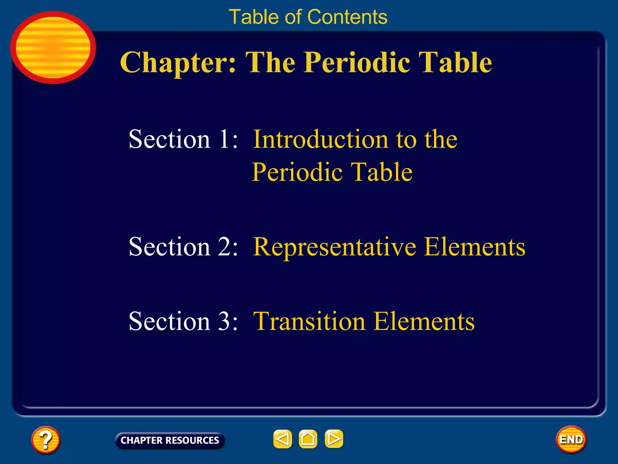 Chapter 12 Periodic Table | PPT