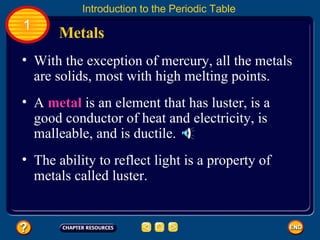 Chapter 12 Periodic Table | PPT