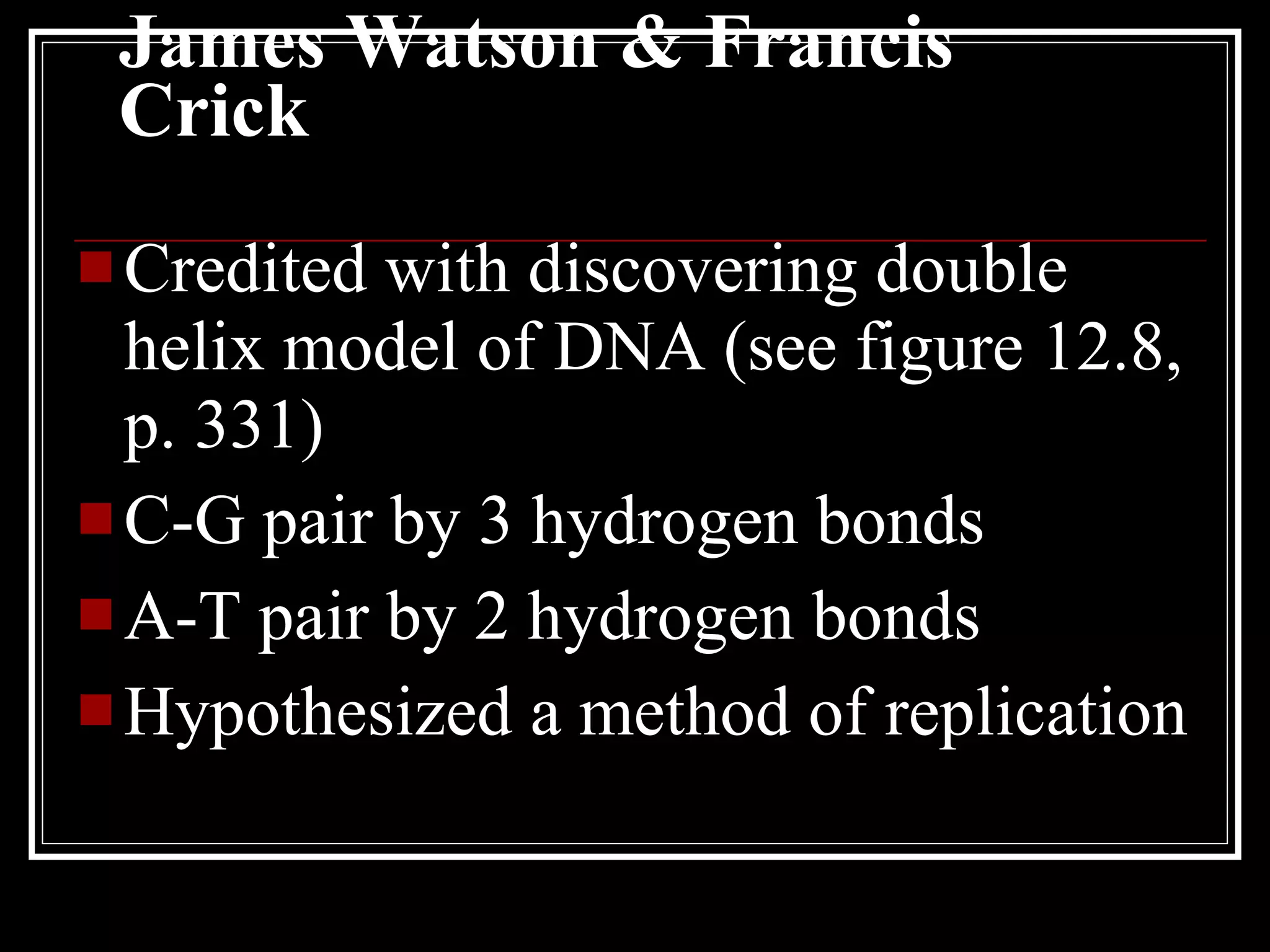 Chapter 12.1 molecular genetics | PPT