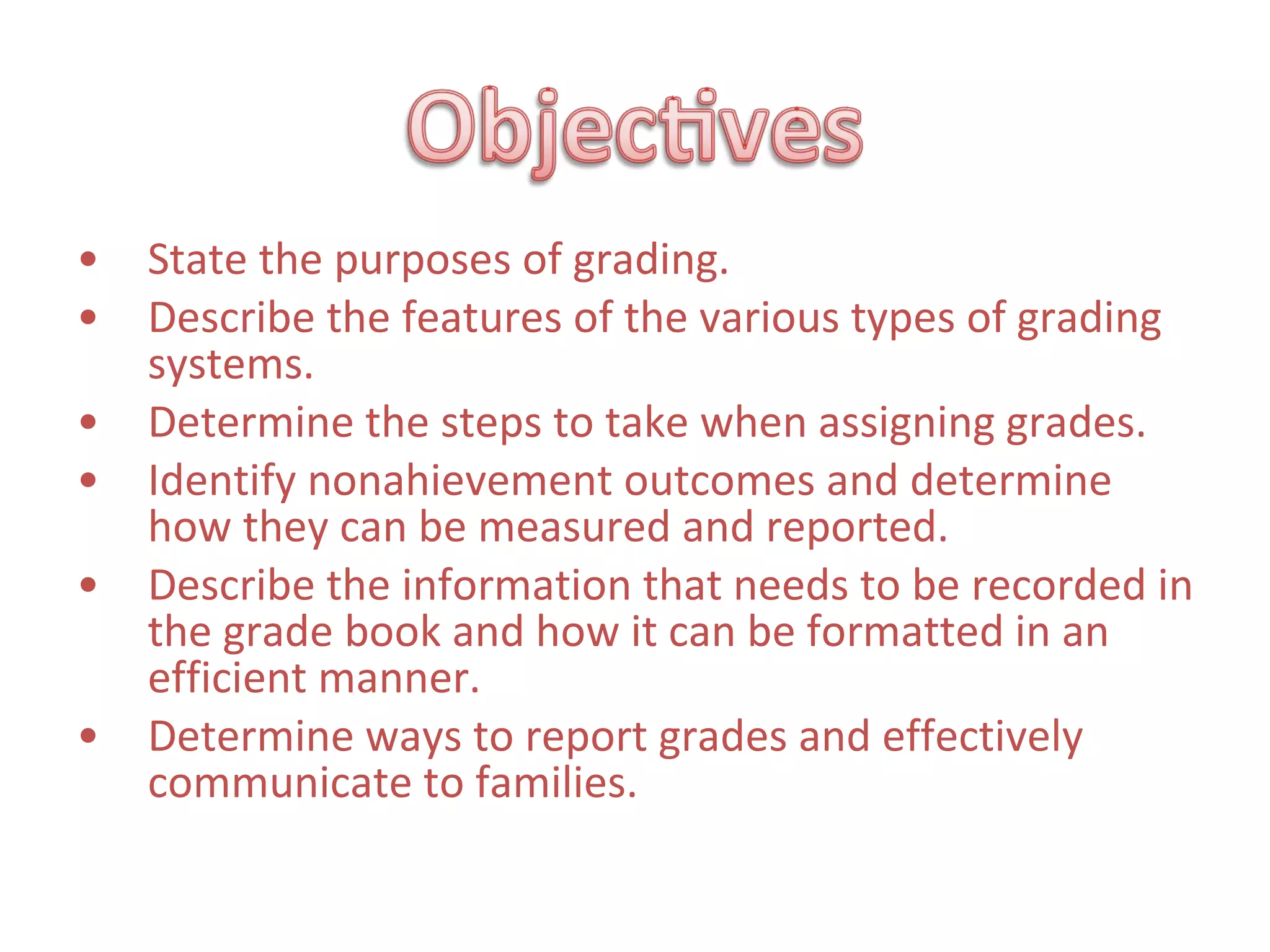 Importance of Grades | PPT