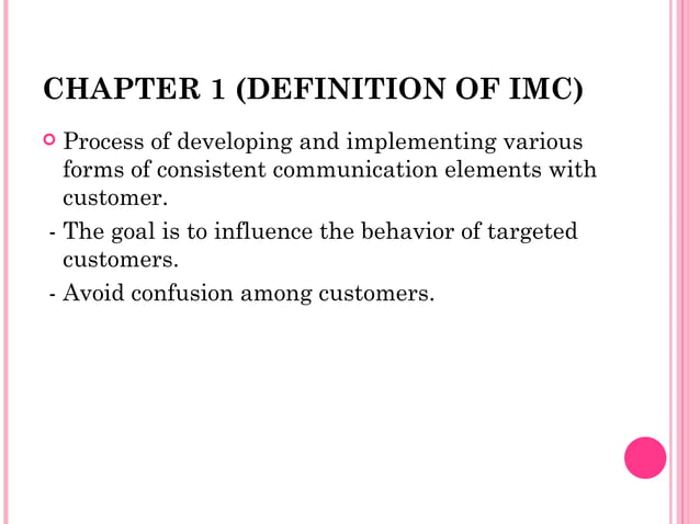 MKT 547: Chapter 1 and 2 | PPT